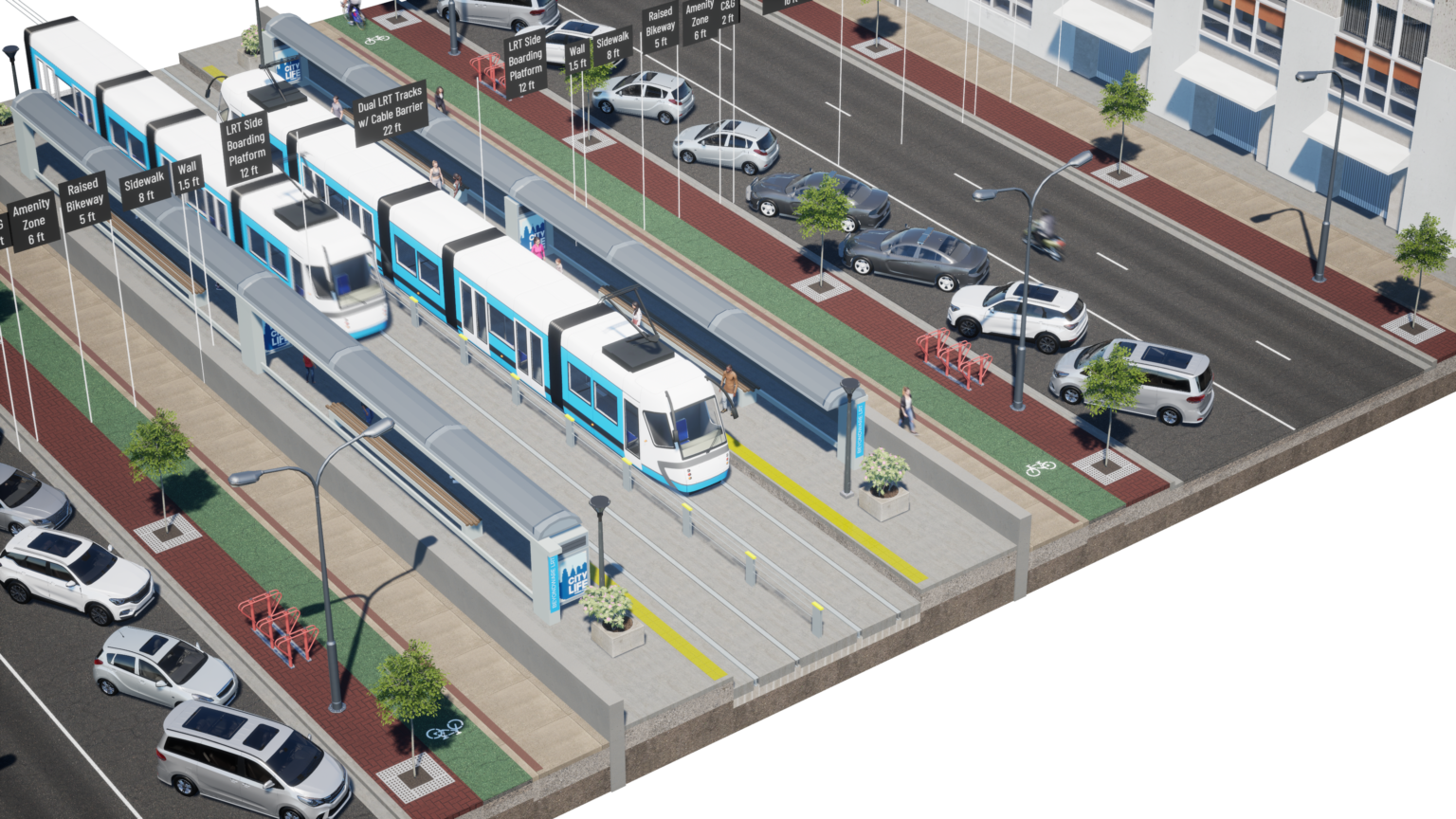 Fast 3D Urban Street Design with Beyond Typicals