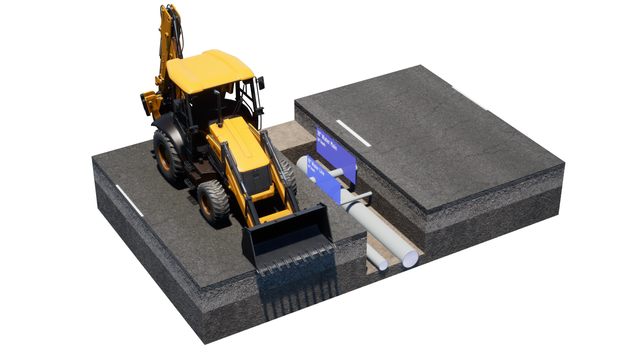 Detailed Utility Coordination Visualization with Beyond Typicals